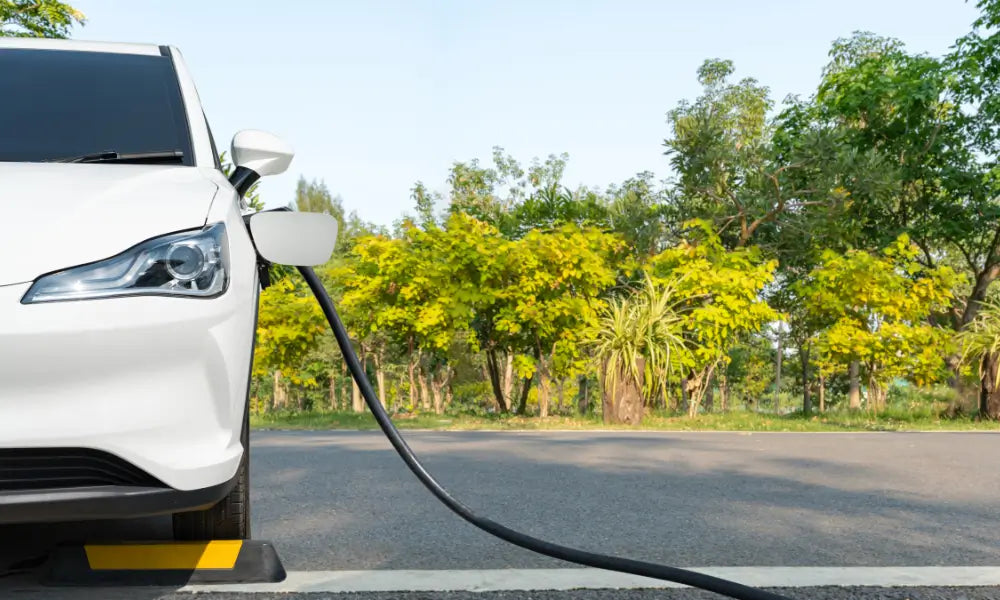 Free electric car charging store